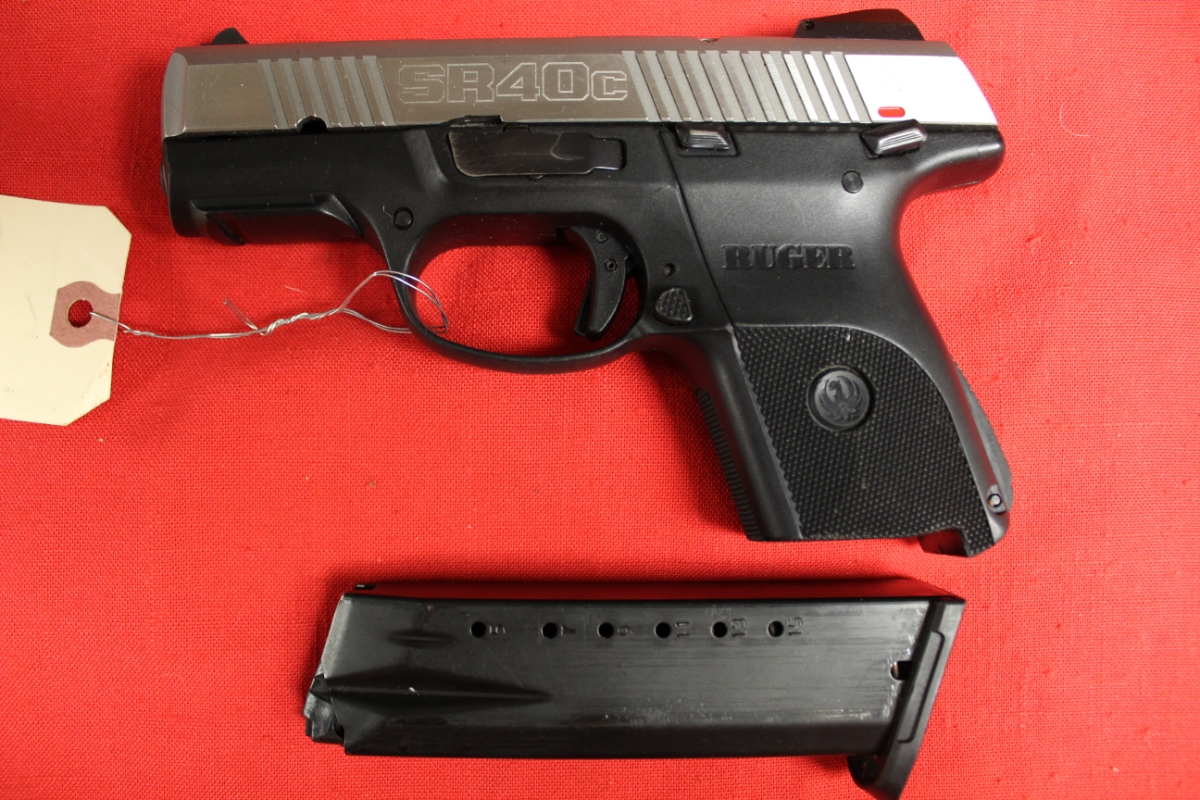 Ruger Sr40c Stainless .40 S&W For Sale at GunAuction.com - 16800690