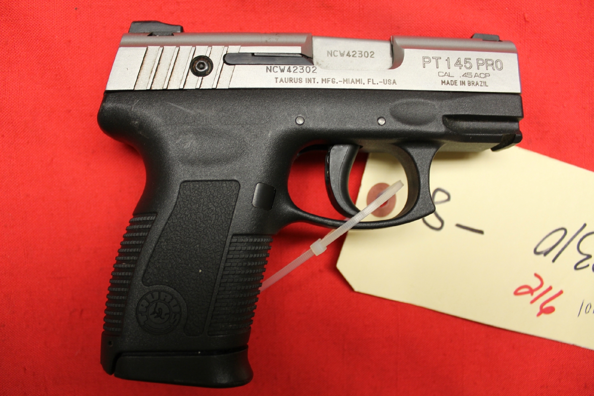 Taurus Pt145 Pro Stainless .45 Acp For Sale at GunAuction.com - 16823652