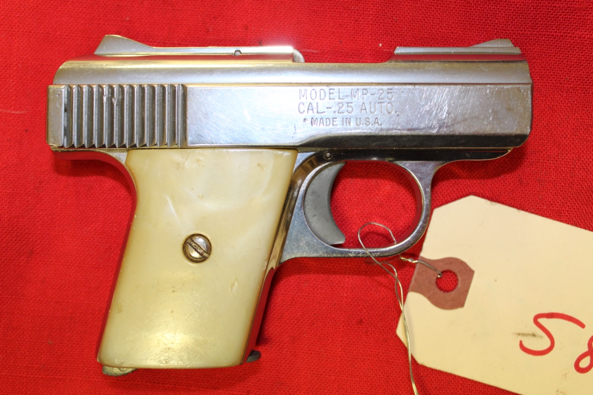 Raven Mp-25 Chrome .25 Acp For Sale at GunAuction.com - 16840267