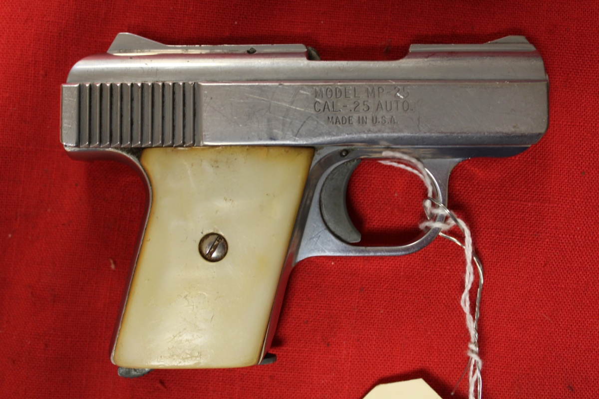 Raven Mp-25 Nickel .25 Acp For Sale at GunAuction.com - 16881627