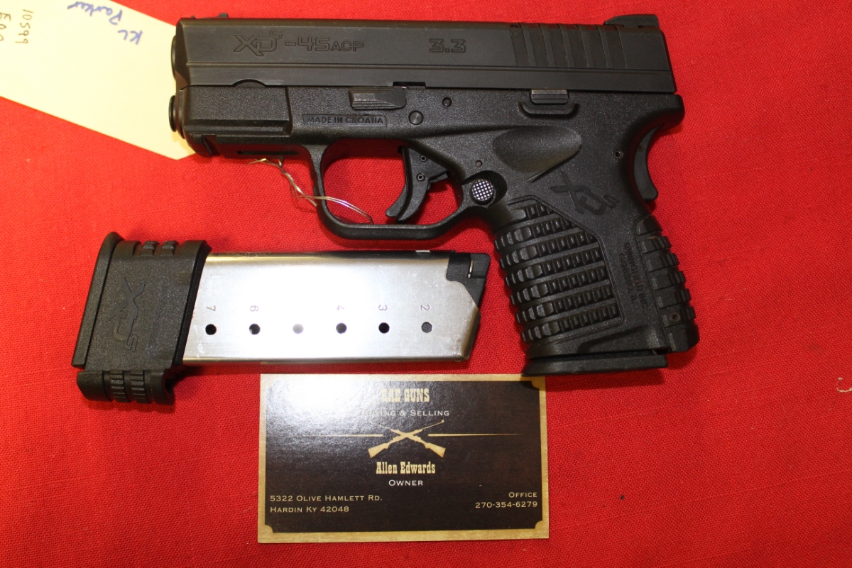 Springfield Armory Xds 45 Compact .45 Acp For Sale at GunAuction.com ...