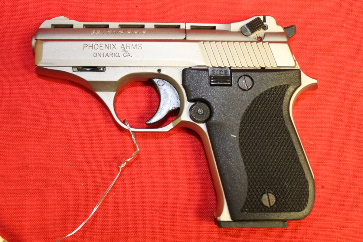 Phoenix Arms Hp22a Nickel .22 Lr For Sale at GunAuction.com - 16947900