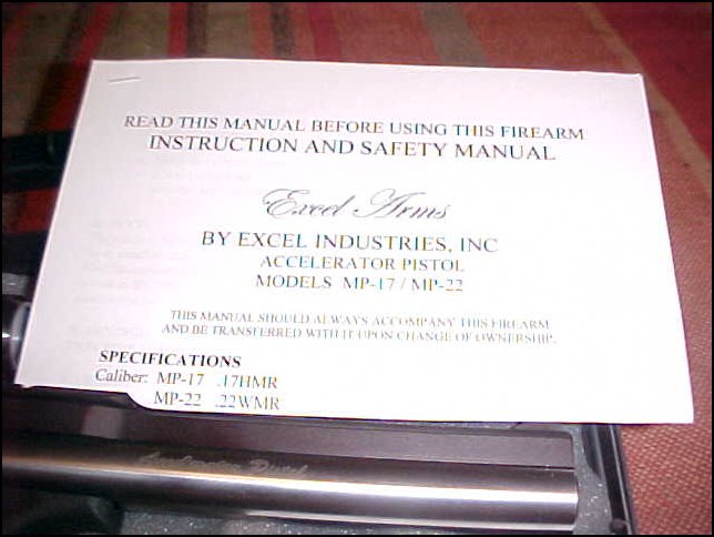 Exel Arms Of America Excel Arms Semi-Auto Pistol 22 Magnum With Scope ...