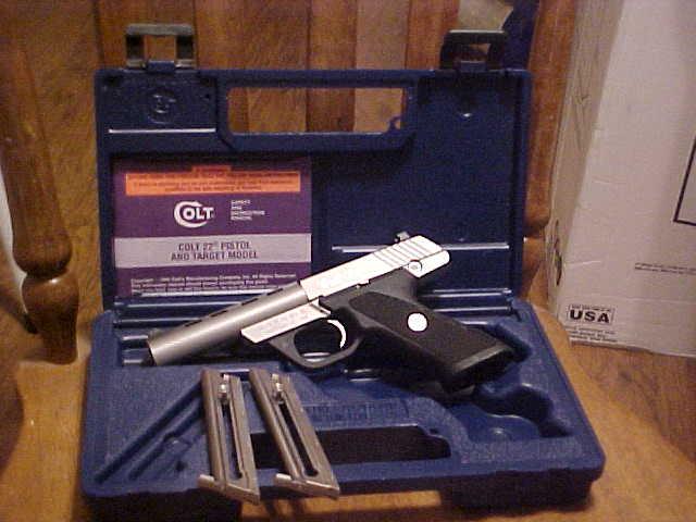 Colt 22 Stainless Steel 22lr Semi-Auto For Sale at GunAuction.com - 9367316