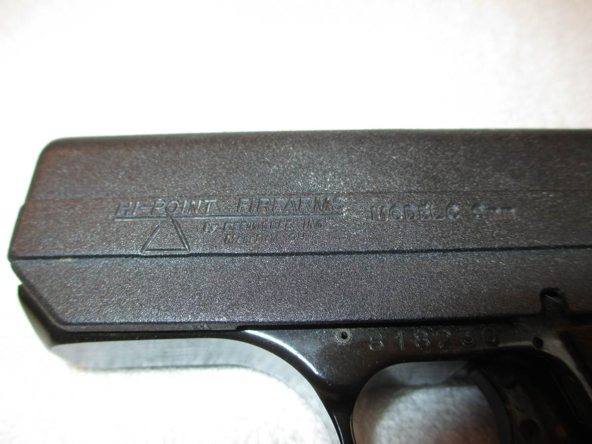 Hi-Point Firearms Model C Manufactured By Beemiller, Inc. In Mansfield ...