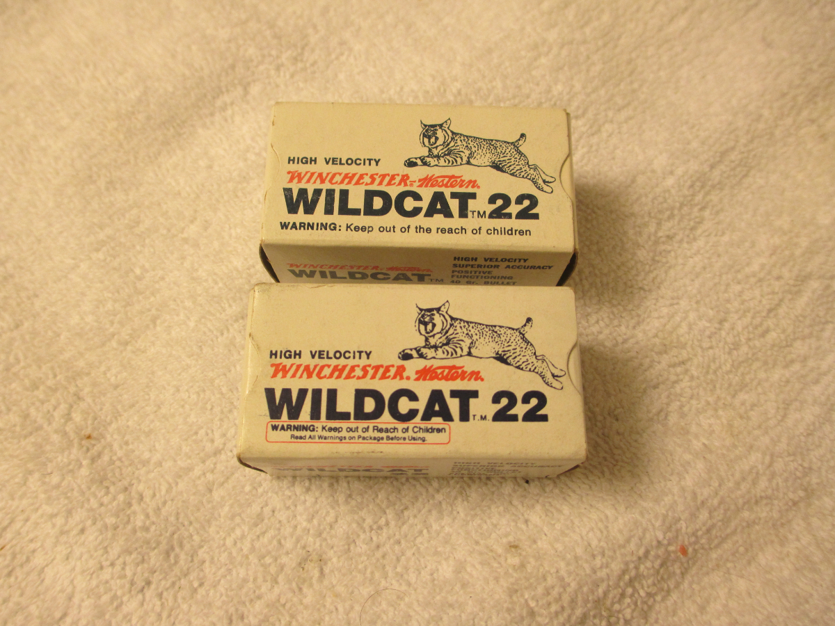 WINCHESTER-Western 2 FULL BOXES of WILDCAT AMMO