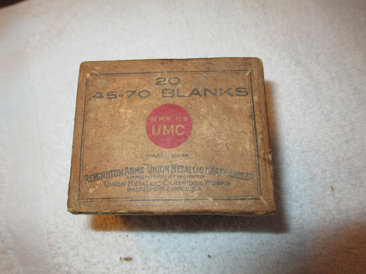 Remington - Umc Vintage Box Of 45-70 Blanks .45-70 Govt. For Sale at ...