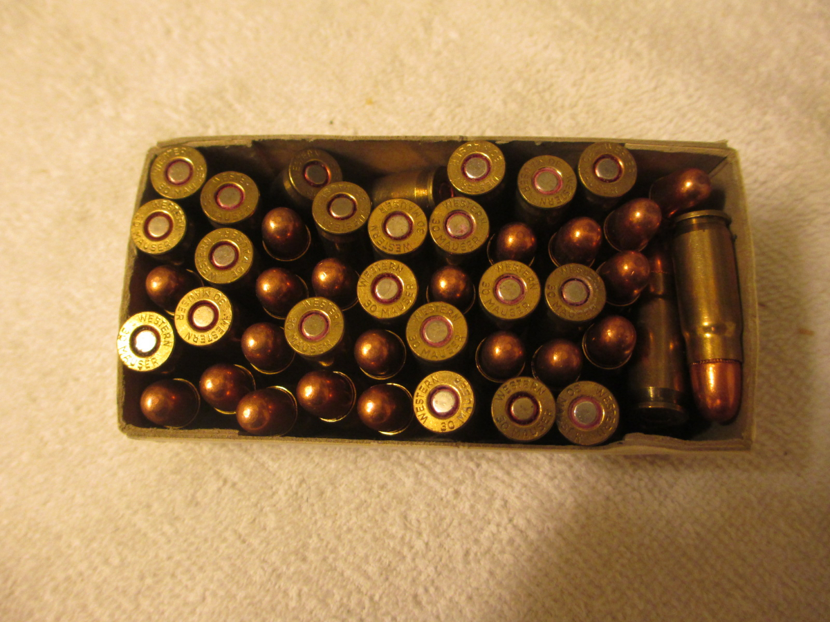 Winchester PARTIAL (49 ROUNDS) BOX 7.63x25mm Mauser 17272716 ...