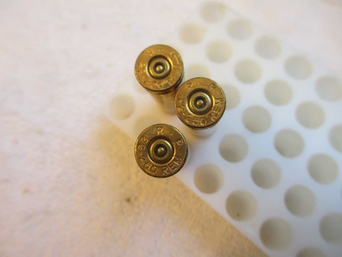 Remington THREE ROUNDS OF ELECTRIC PRIMED EtronX - .22-250 Rem ...