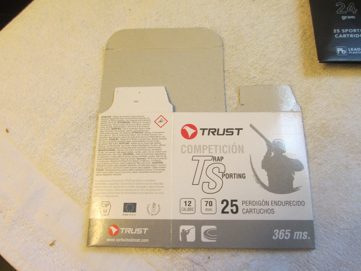 LOT OF 6 EMPTY SHOTSHELL BOXES - 12 GAUGE 17290328 - GunAuction.com