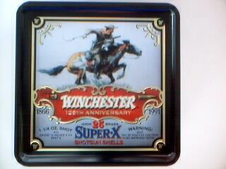 Winchester 125th Anniv. Shotgun Shell--Tin Box For Sale at GunAuction ...