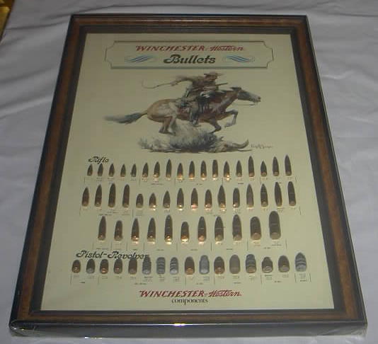 Early Winchester-Western Bullet Board