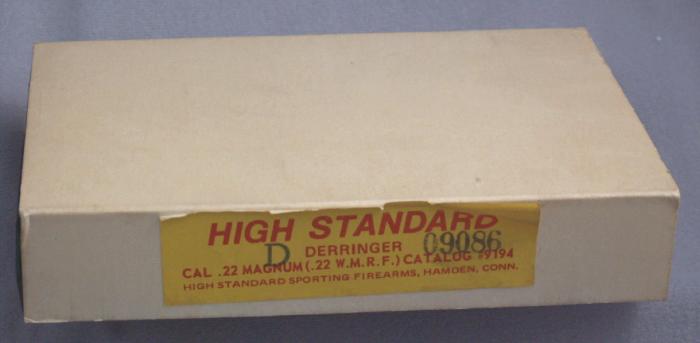 High Standard 22 Magnum Derringer With Box - 3-1/2" Rifled Bbl For Sale ...