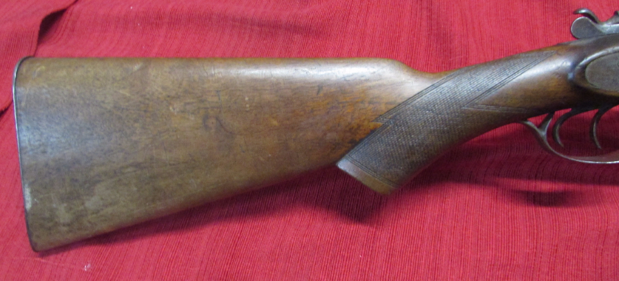 Gold Hibbard Side X Side Double Barrek Parts Gun/Wall Hanger 12 Ga For ...