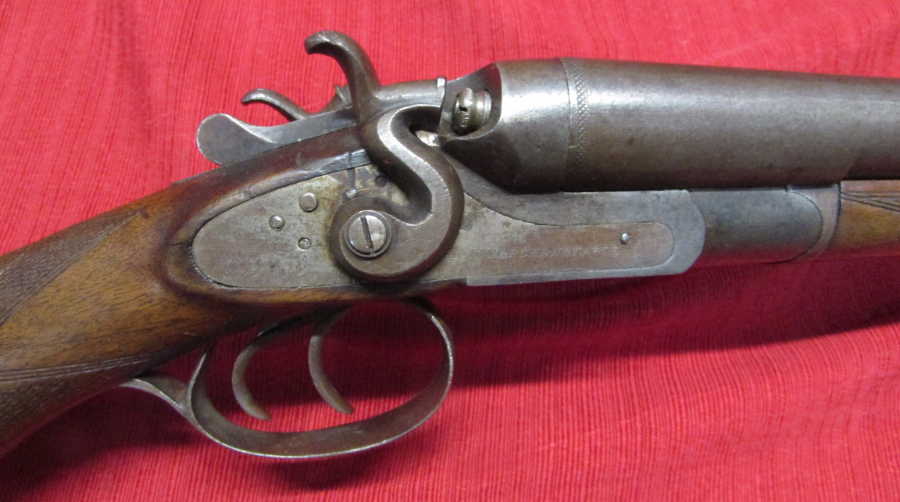 Gold Hibbard Side X Side Double Barrek Parts Gun/Wall Hanger 12 Ga For ...