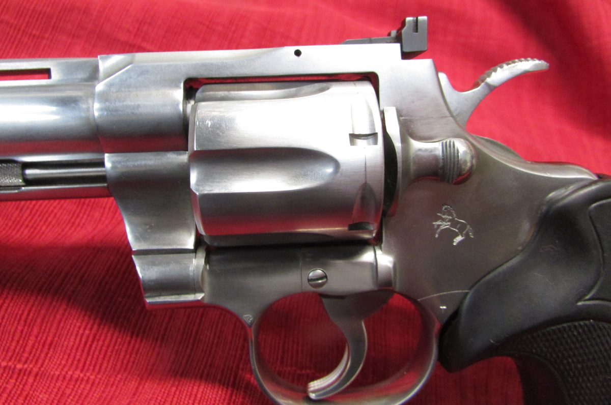 Colt Python Stainless Steel 8" Barrel W/Soft Case .357 Magnum For Sale ...