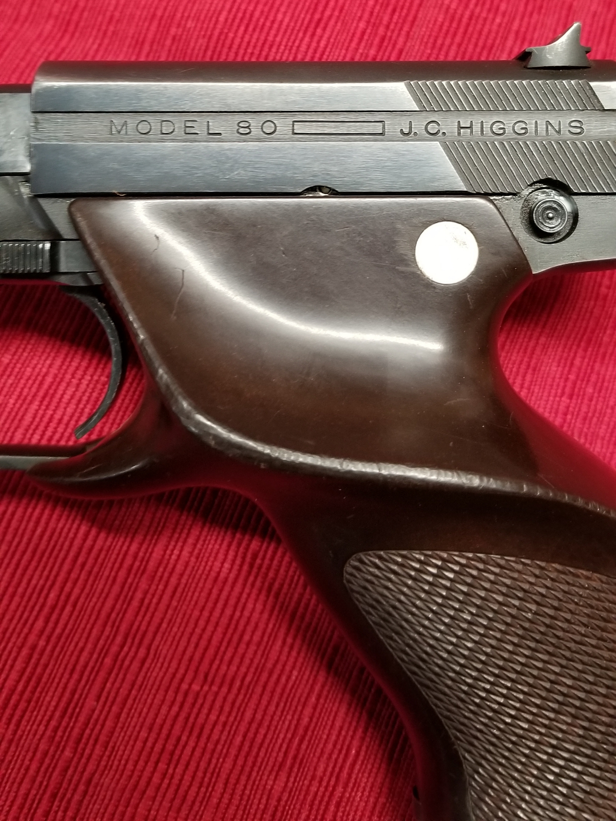 J.C. Higgins Model 80 W/Extra Mag And Leather Holster .22 Lr For Sale ...