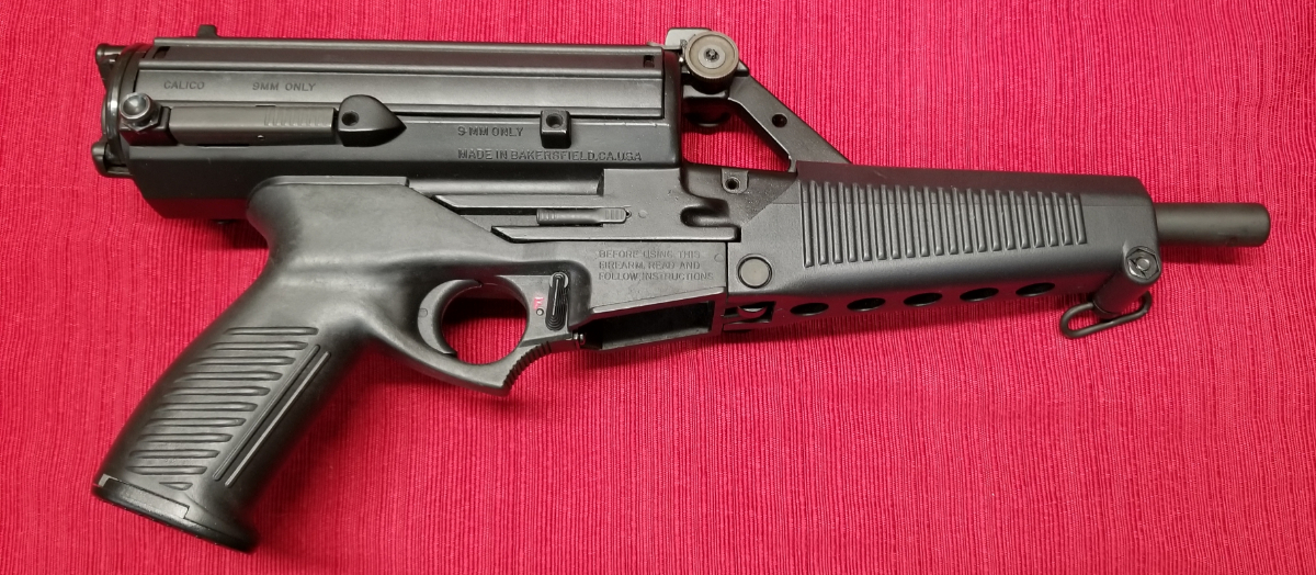 Calico Model M950 W/50 & 100 Round Magazines 9mm Luger For Sale at ...