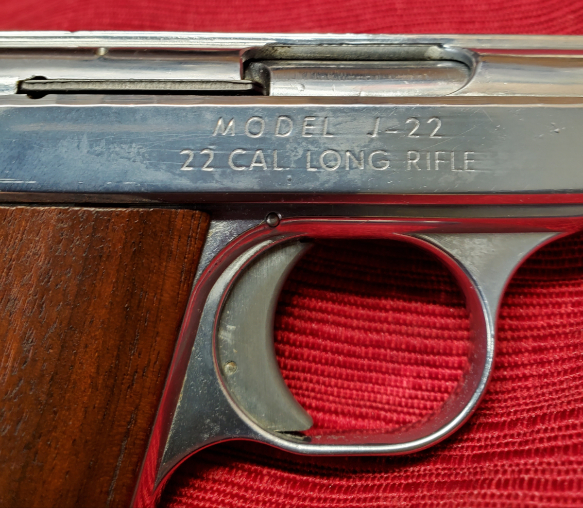 Jennings Model J-22 Nickel W/One Magazine .22 Lr For Sale at GunAuction ...