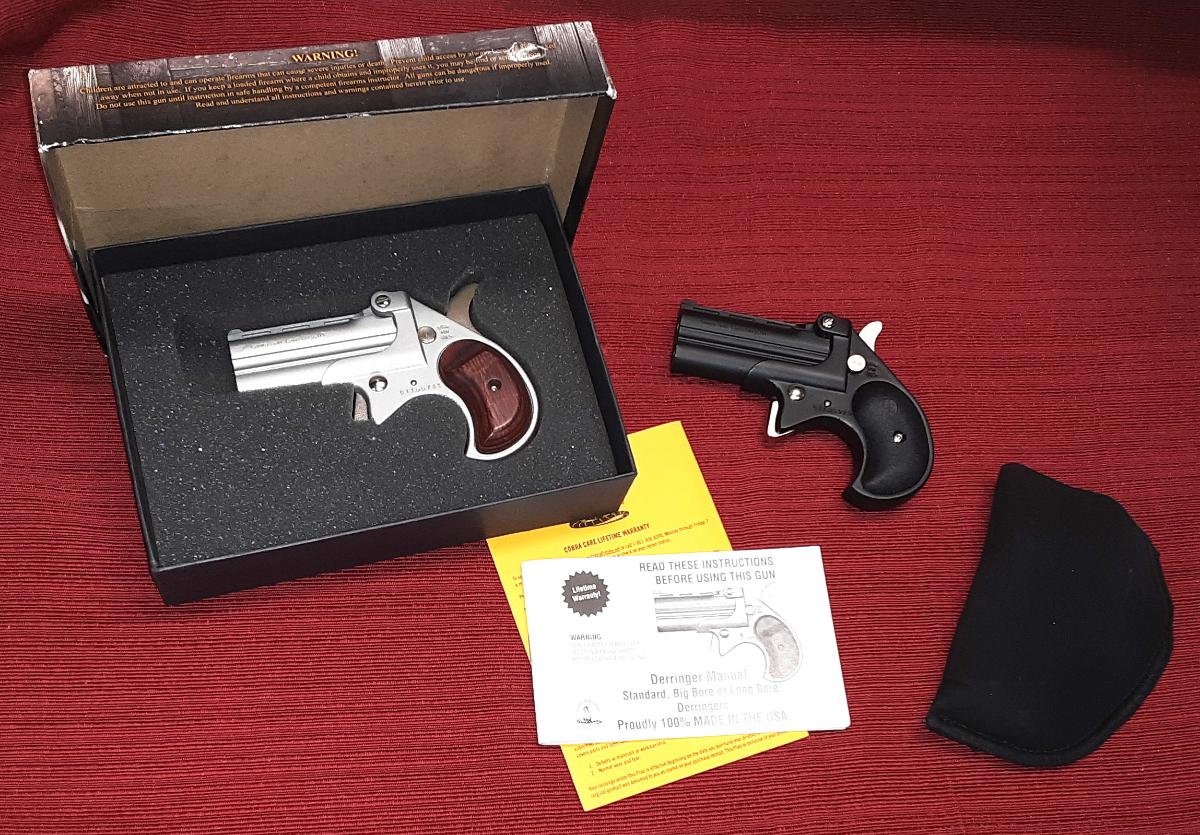 Cobra Two (2) Cb380 Big Bore Two-Shot Derringers - Test-Fired & Working ...