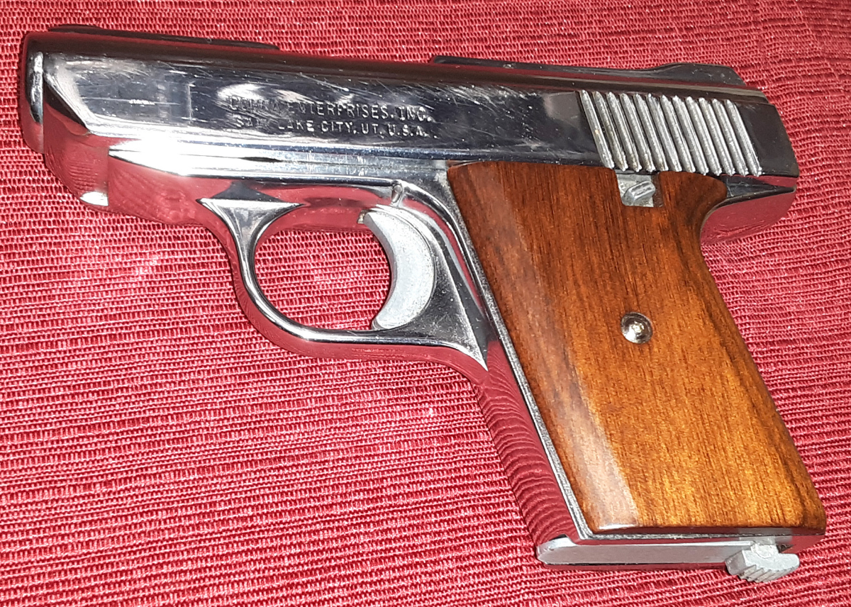 Cobra Model Ca32 Chrome Wood 6-Shot Pistol - Test-Fired & Working - As ...