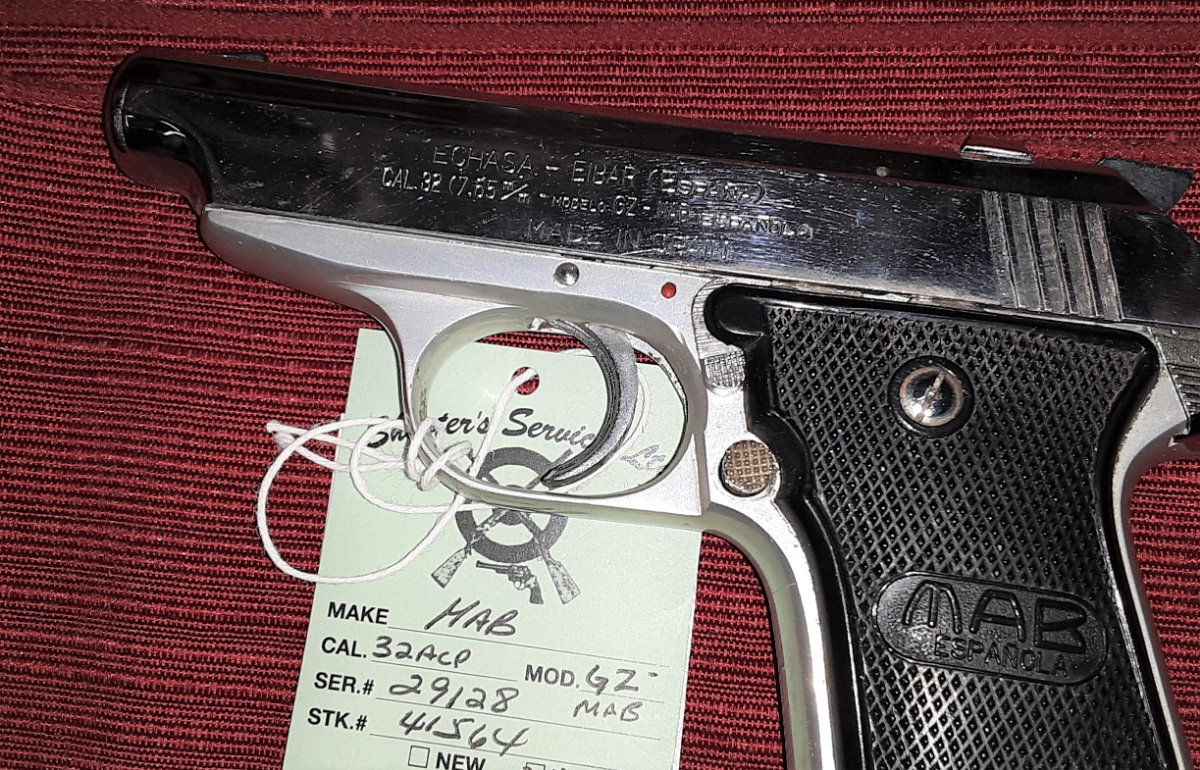 Mab Engineering Gz-Mab Semi-Auto - Parts Guns .32 Auto (7.65 Browning ...