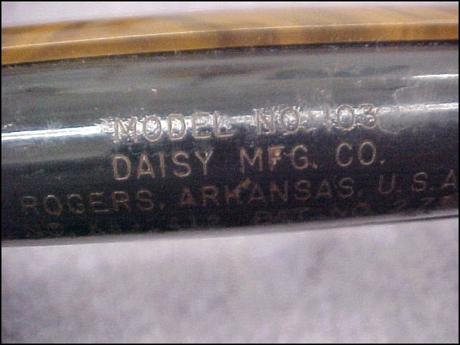 Daisy Model 103 Bb Gun. This Is A Plastic Stock For Sale at GunAuction ...