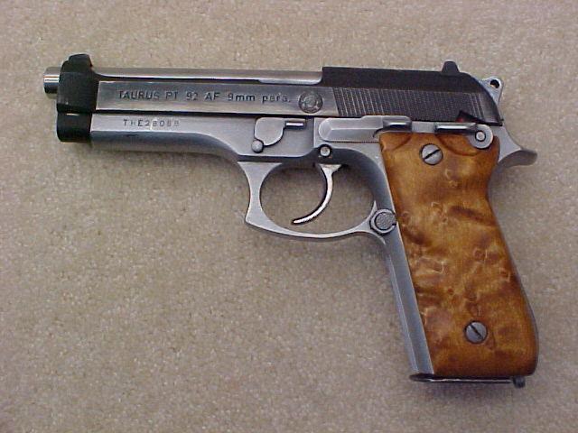 Taurus Pt 92 Af Has About 75 Finish Is Two Tone For Sale at GunAuction ...