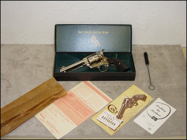 Colt Single Action Saa 2nd Gen Black Box 4 3/4 45 For Sale at ...