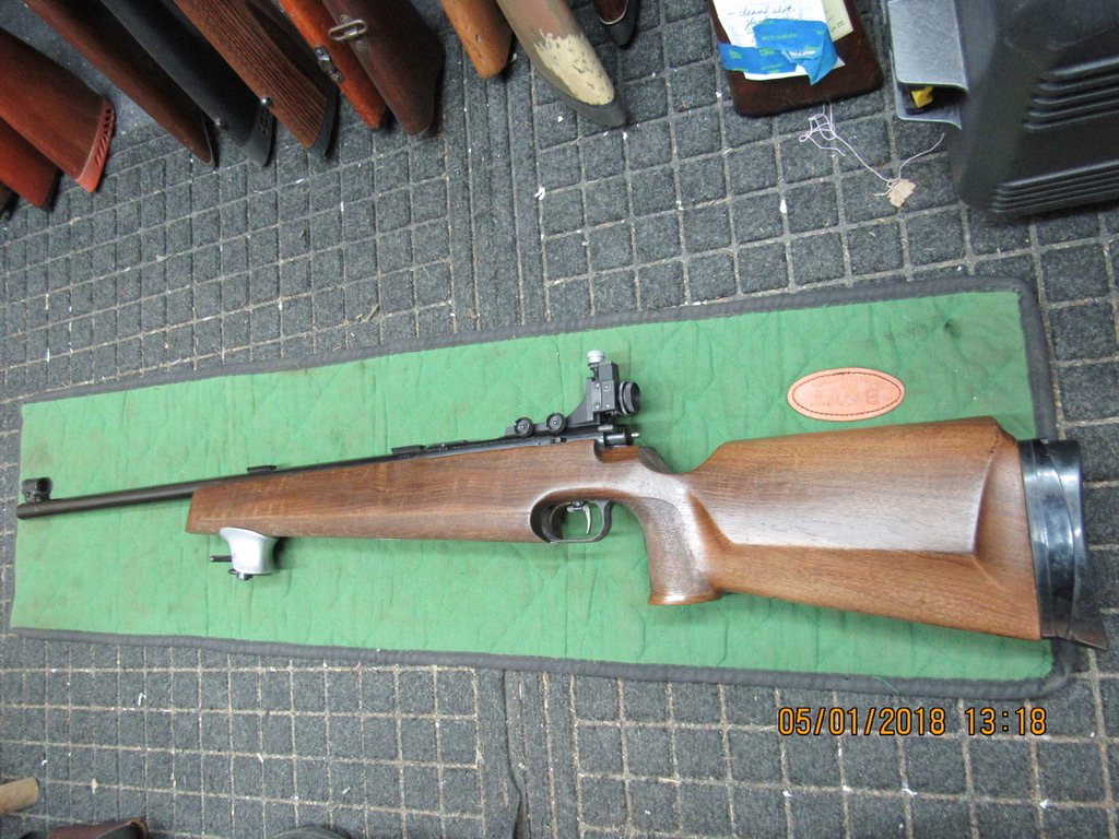 Anschutz Match 54 Small Bore Target Rifle W/Sigh .54 Caliber Ball For ...