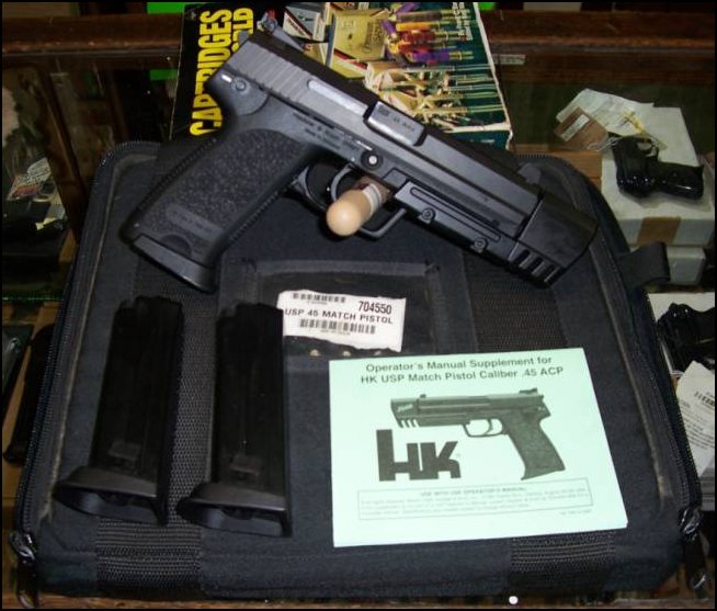 Heckler & Koch Hk Usp Match Pistol .45 Acp "Mint" For Sale at ...
