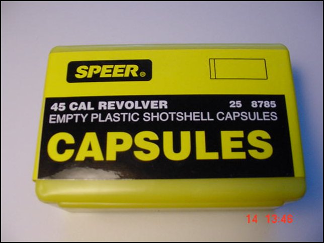 Speer 45 Cal. ShotShell Capsules