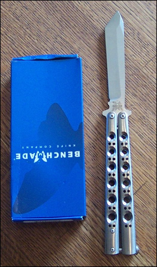 Benchmade Bali-Song Bm 47 Tanto Butterfly Knife For Sale at GunAuction ...