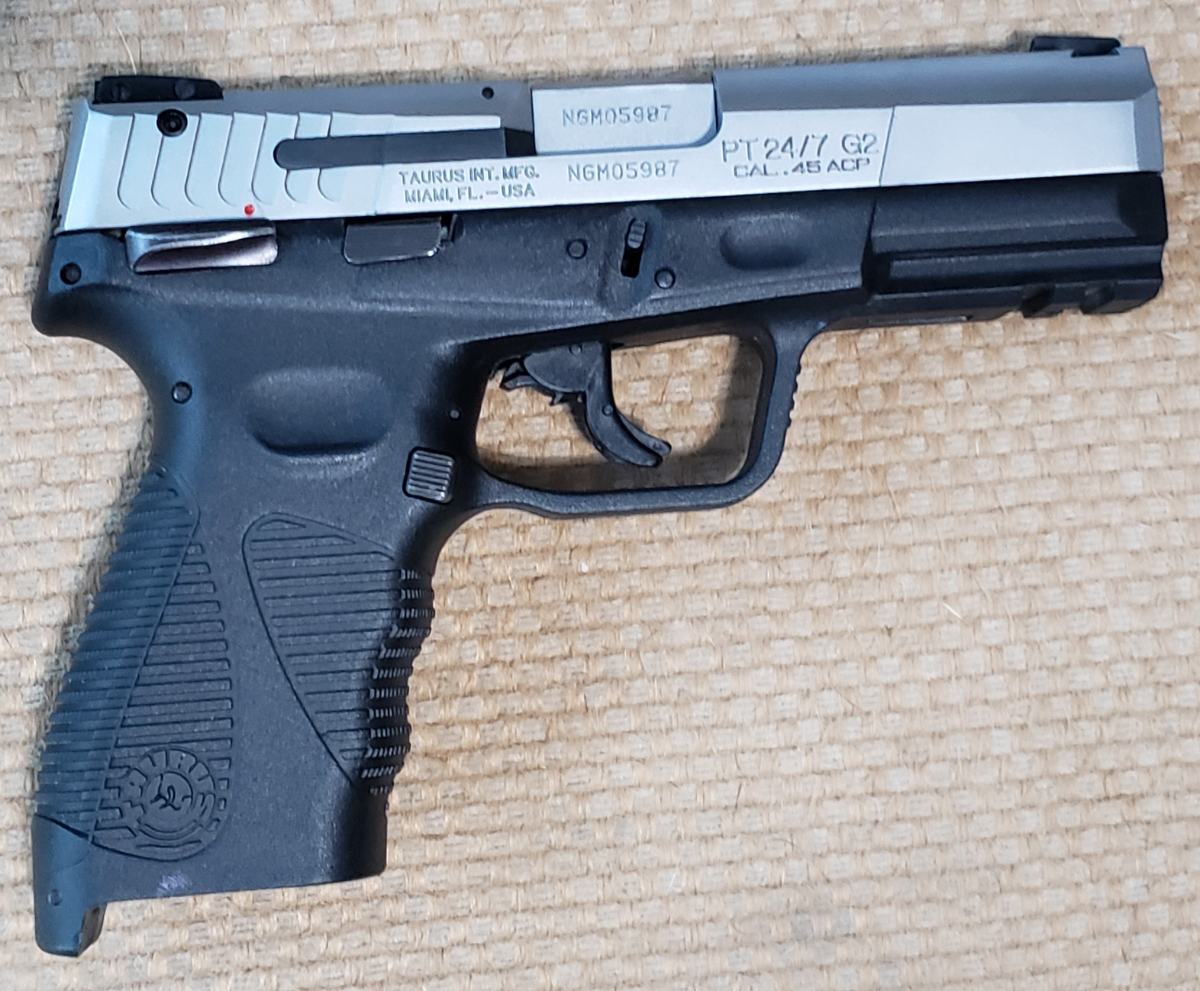 Taurus PT 24/7 G2, 45 ACP Boxed .45 ACP 16035351 - GunAuction.com