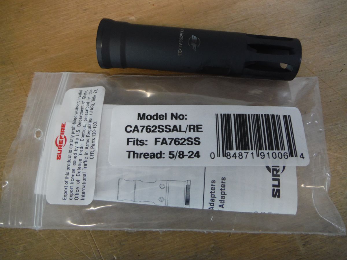 Surefire Ca762ssal/Re Flash Hider Use On Fa762ss Suppressor Clone ...