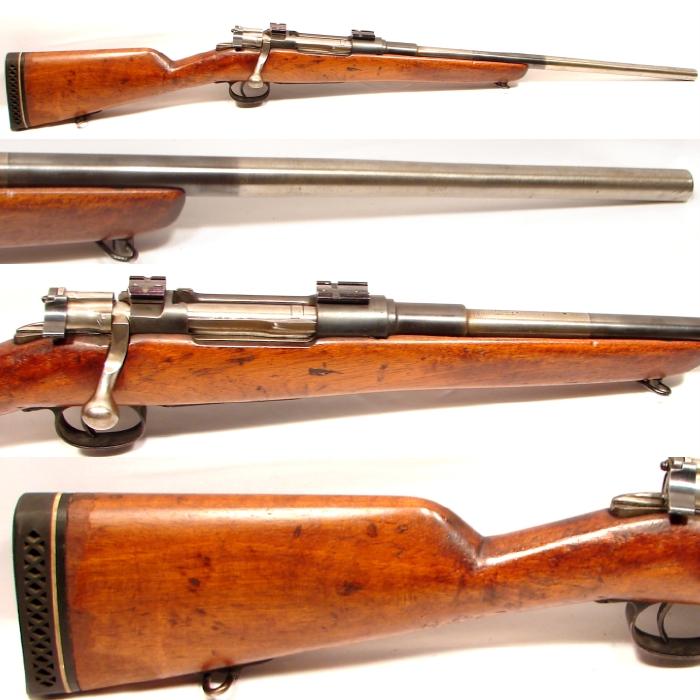 Spanish Model 93 Mauser.... Sporterized...7x57..Needs A Little Work ...