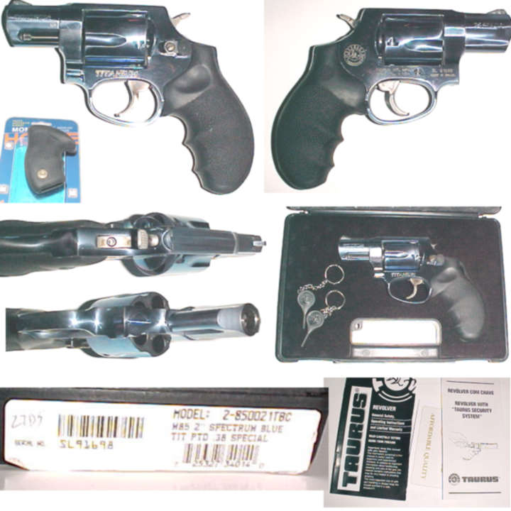 Taurus Model 85 Ultra-Lite Titanium Spectrum Blue +P Nr For Sale at ...