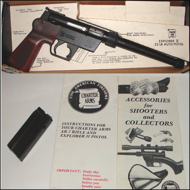 Charter Arms Explorer Ii Survival Pistol 22 Lr New In Box Nr For Sale ...