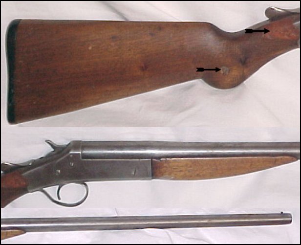 Stevens, J. Arms Co. - Stevens 20 Ga Single Shot PATENTED AUGUST 12 ...