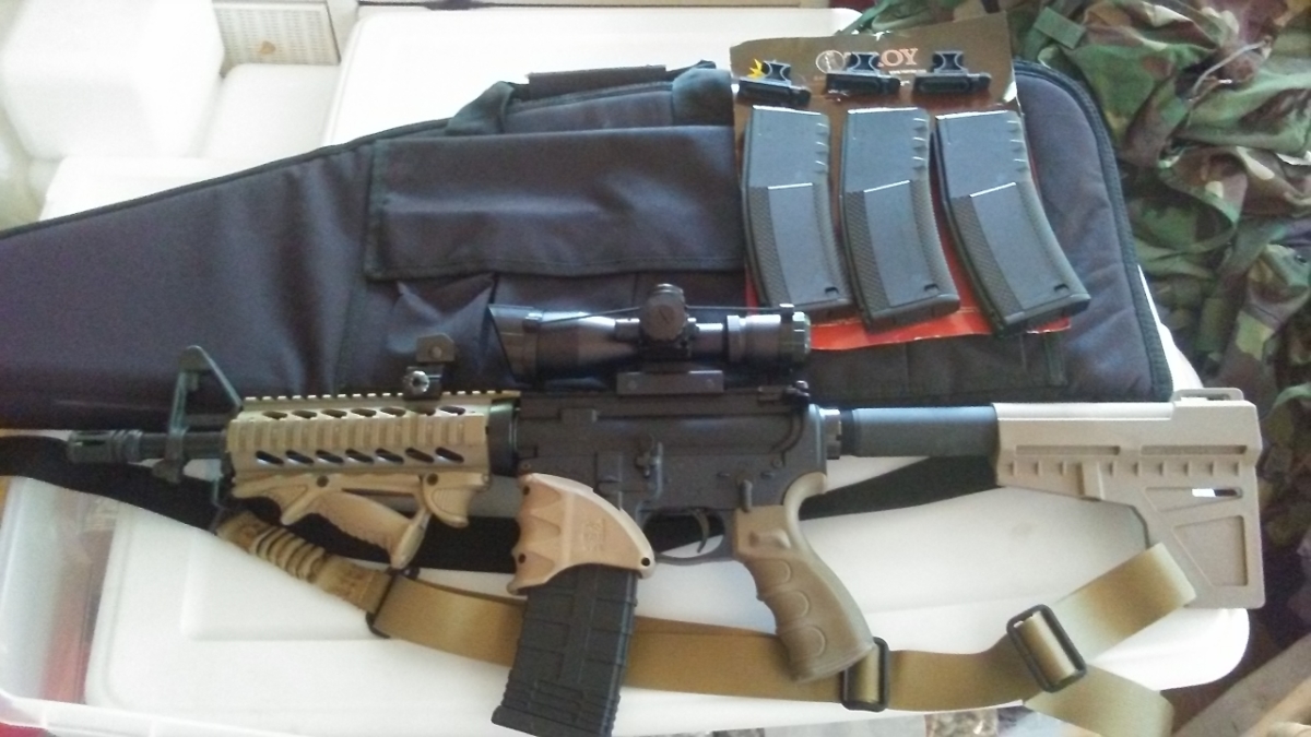 Anderson Mfg Fully Loaded Custom Built Ar-15 5.56/223 Pistol In Fde 5 ...