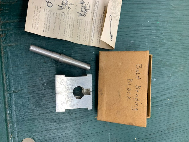 Buehler Bolt Bending Block For Mauser And Springfield Rifles. For Sale ...