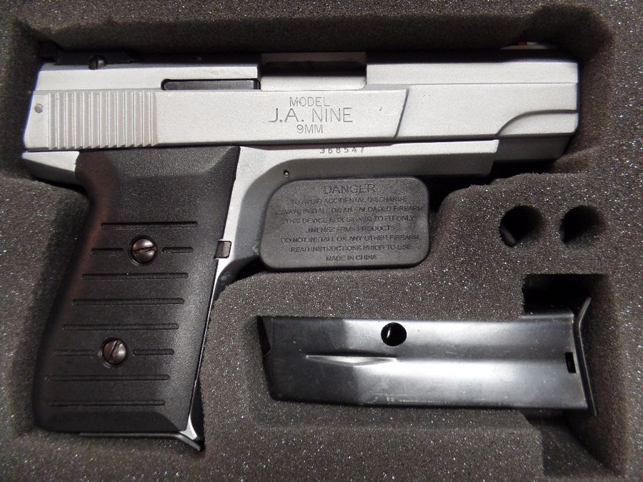 Jimenez Arms 799133b Ja-Nine 9mm All Satin Chrome Blemished 9mm Luger ...