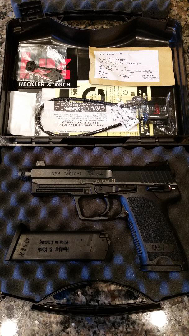 Heckler & Koch Hk 40 Usp Tactical .40 S&W For Sale at GunAuction.com ...