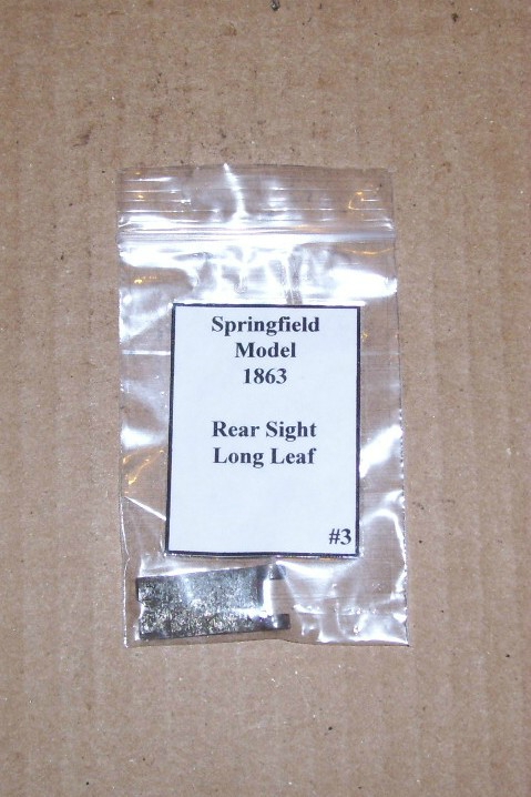 Springfield Model 1863 Rear Sight Long Leaf #3