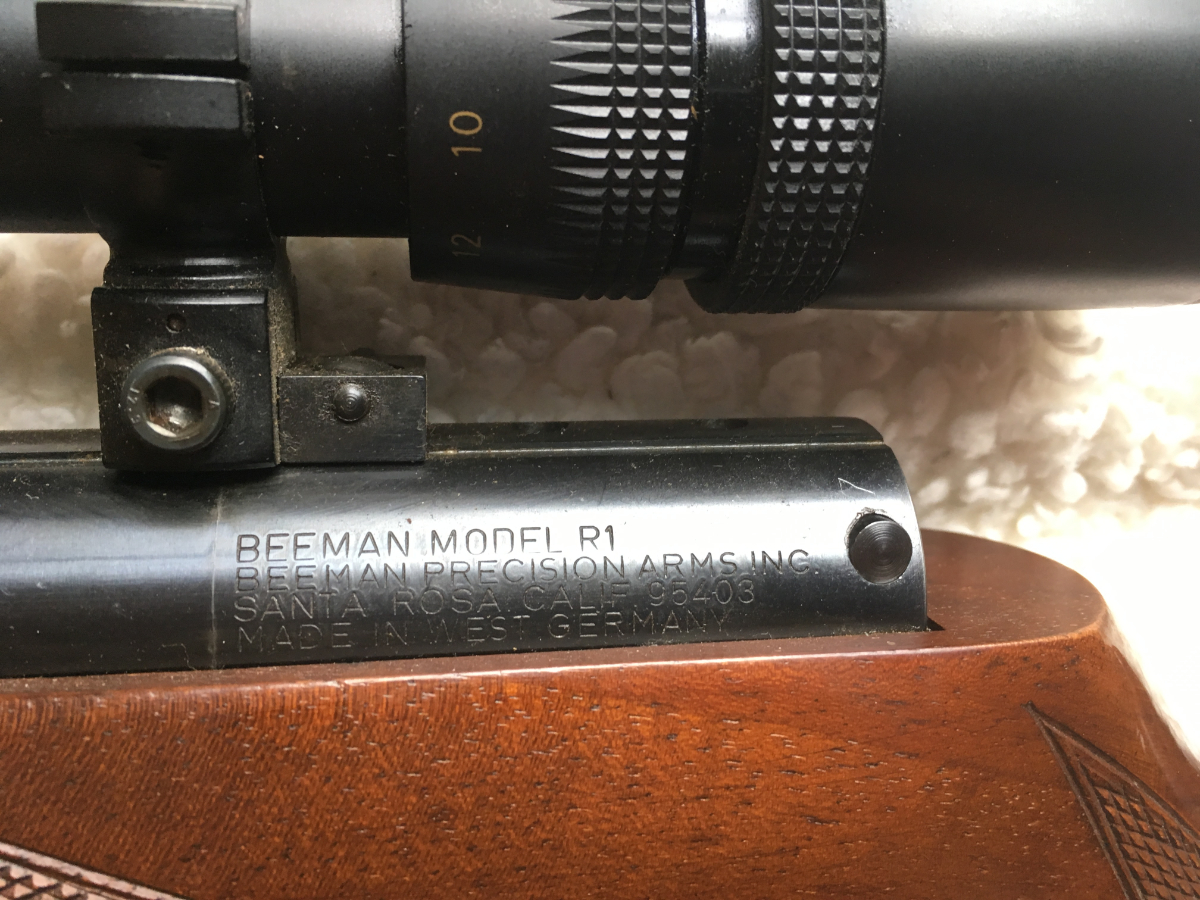 Beeman R1 .20 Cal Tyrolean Stock Simmons Competition Scope For Sale at ...