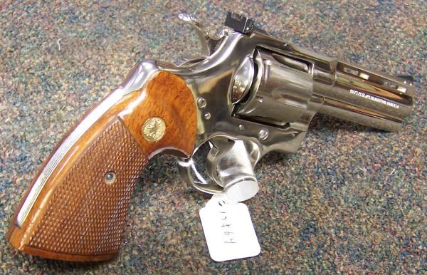 Colt Python .357 Mag Nickel 4" For Sale at GunAuction.com - 8387577
