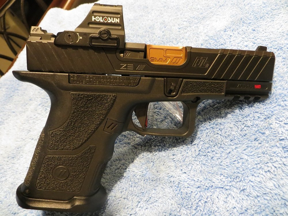 Zev Technologies Oz9c Elite Hyper-Comp Pistol Compact 9mm Luger For ...