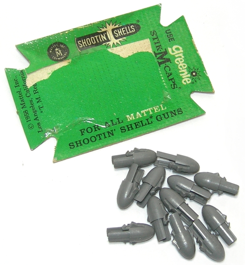 1958 Mattel Toy Shootin` Shell Bullet Tips For Sale at GunAuction.com ...