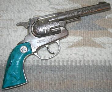 Hubley Marshall Cap Gun W/ Turquoise Grips For Sale at GunAuction.com ...