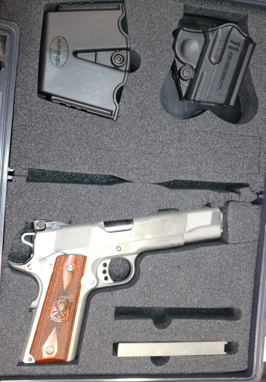 Springfield Armory 1911-A1 Cal .45 In Case W/ 2 Clips And Accesories ...